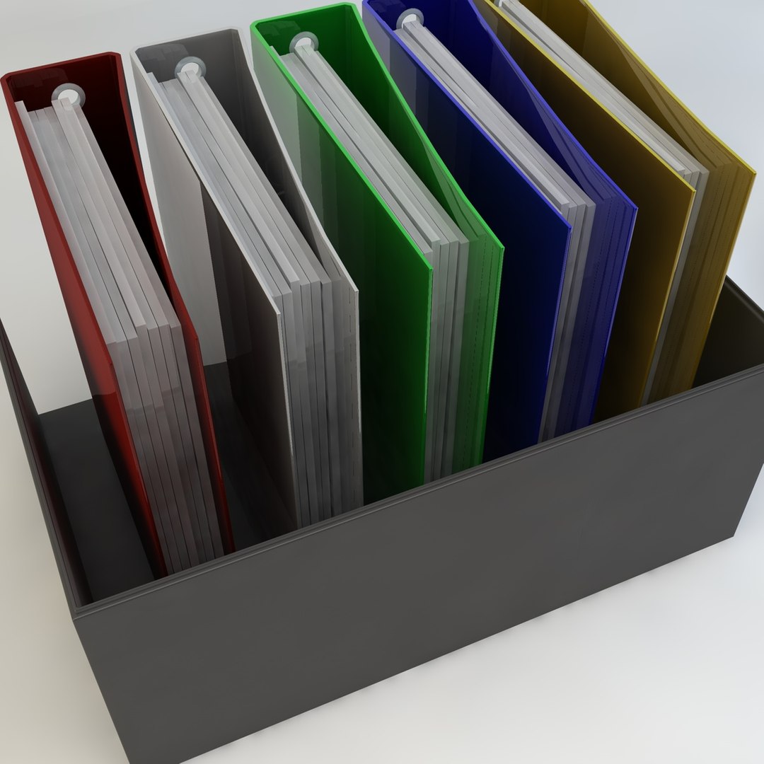 3d Office Folder Model