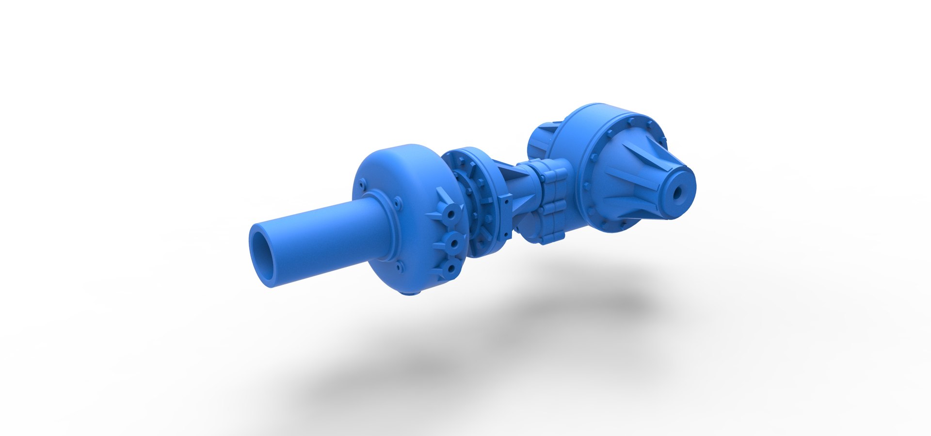 3D Diecast Turbo Booster Axle Scale 1 To 25 - TurboSquid 2133030