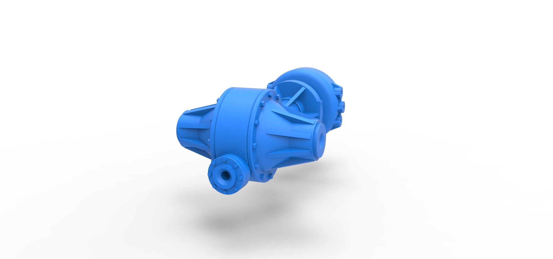 3D Diecast Turbo Booster Axle Scale 1 To 25 - TurboSquid 2133030