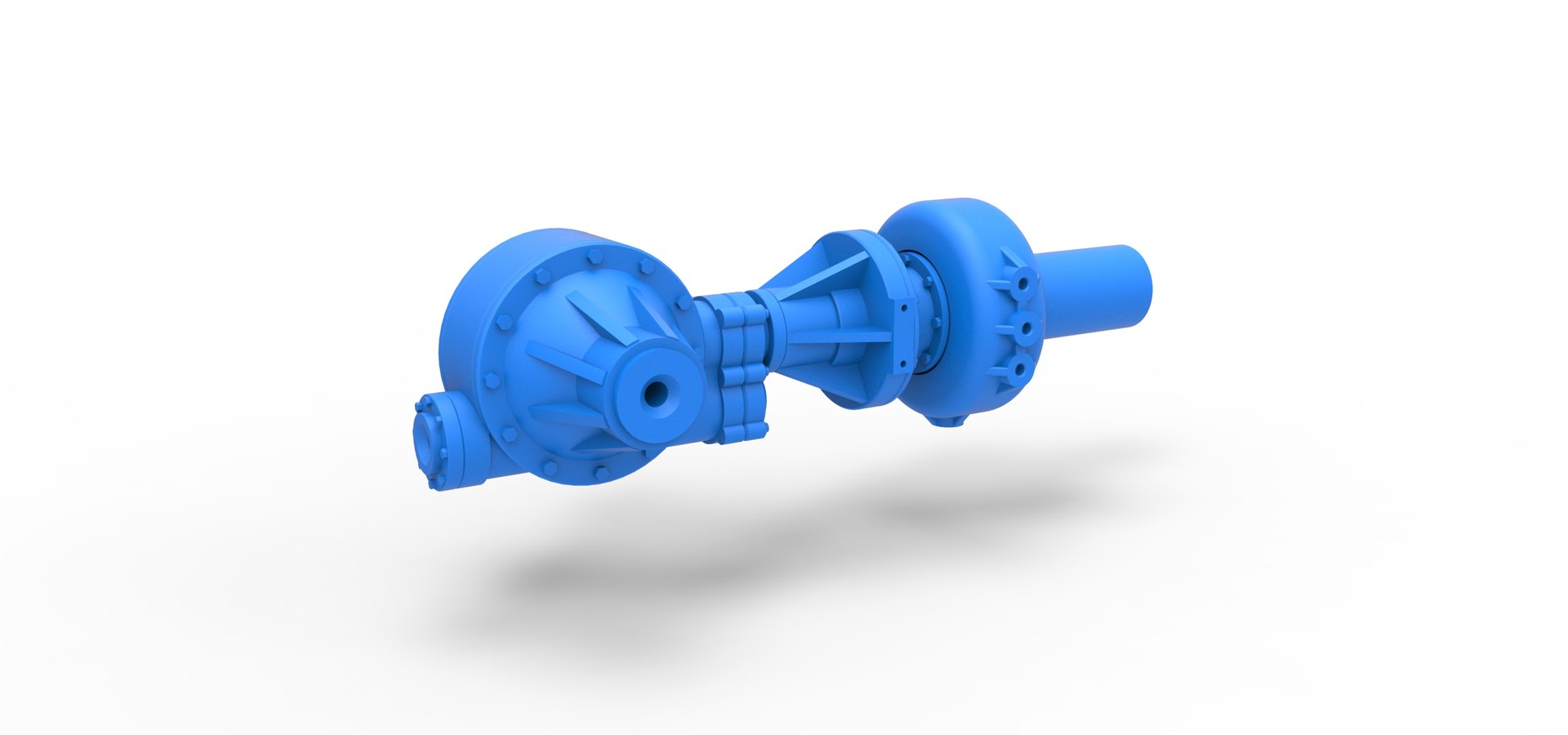 3D Diecast Turbo Booster Axle Scale 1 To 25 - TurboSquid 2133030