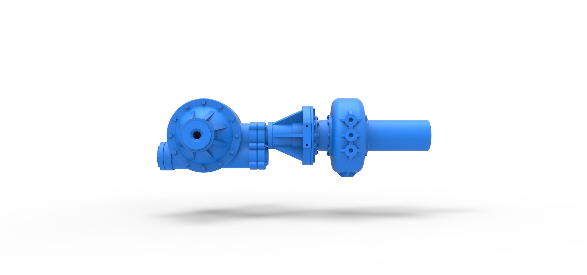 3D Diecast Turbo Booster Axle Scale 1 To 25 - TurboSquid 2133030