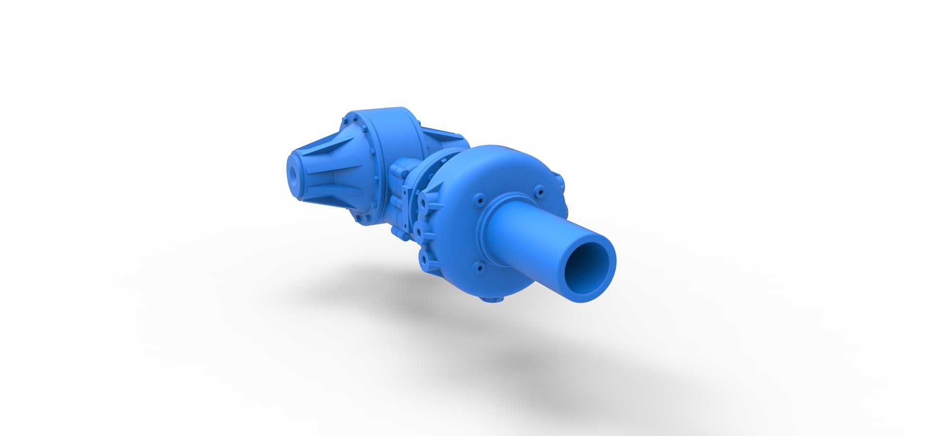 3D Diecast Turbo Booster Axle Scale 1 To 25 - TurboSquid 2133030