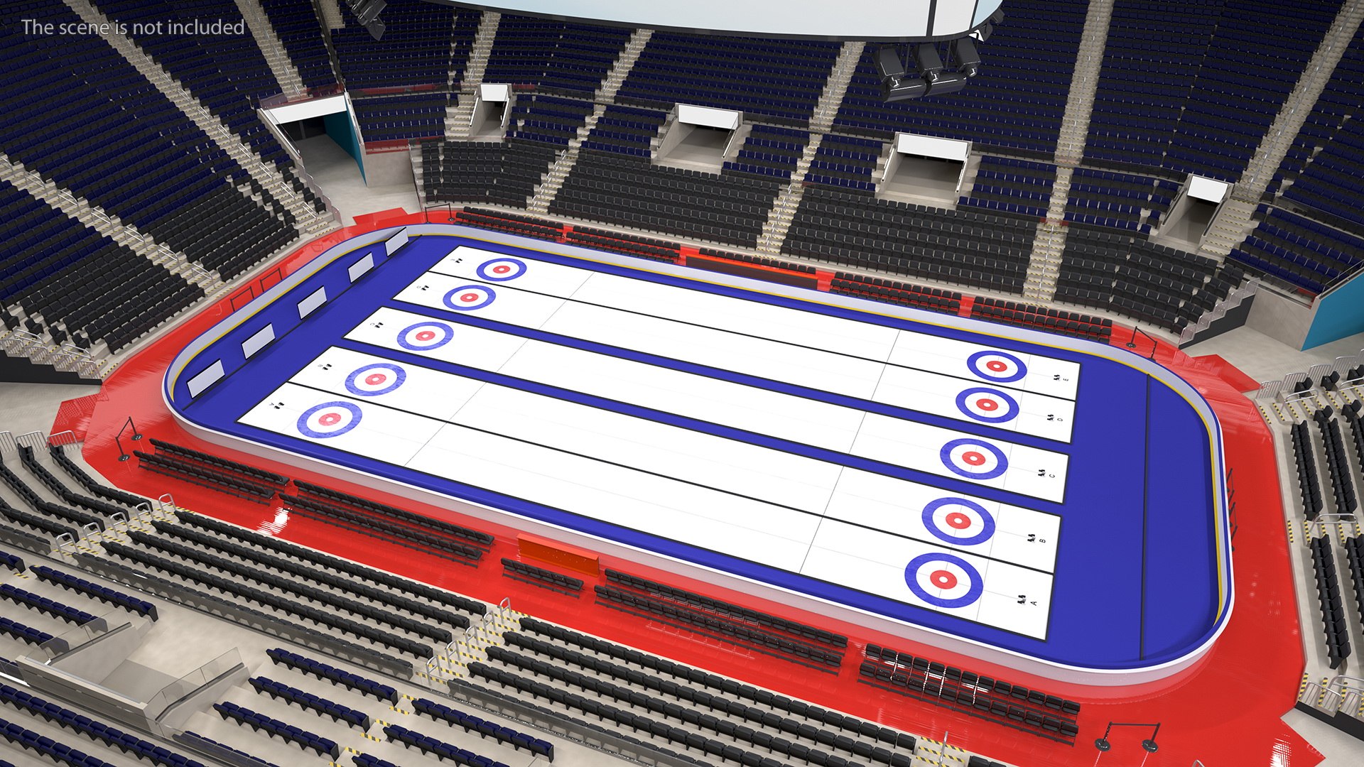 Curling Arena 3D Model - TurboSquid 1645650