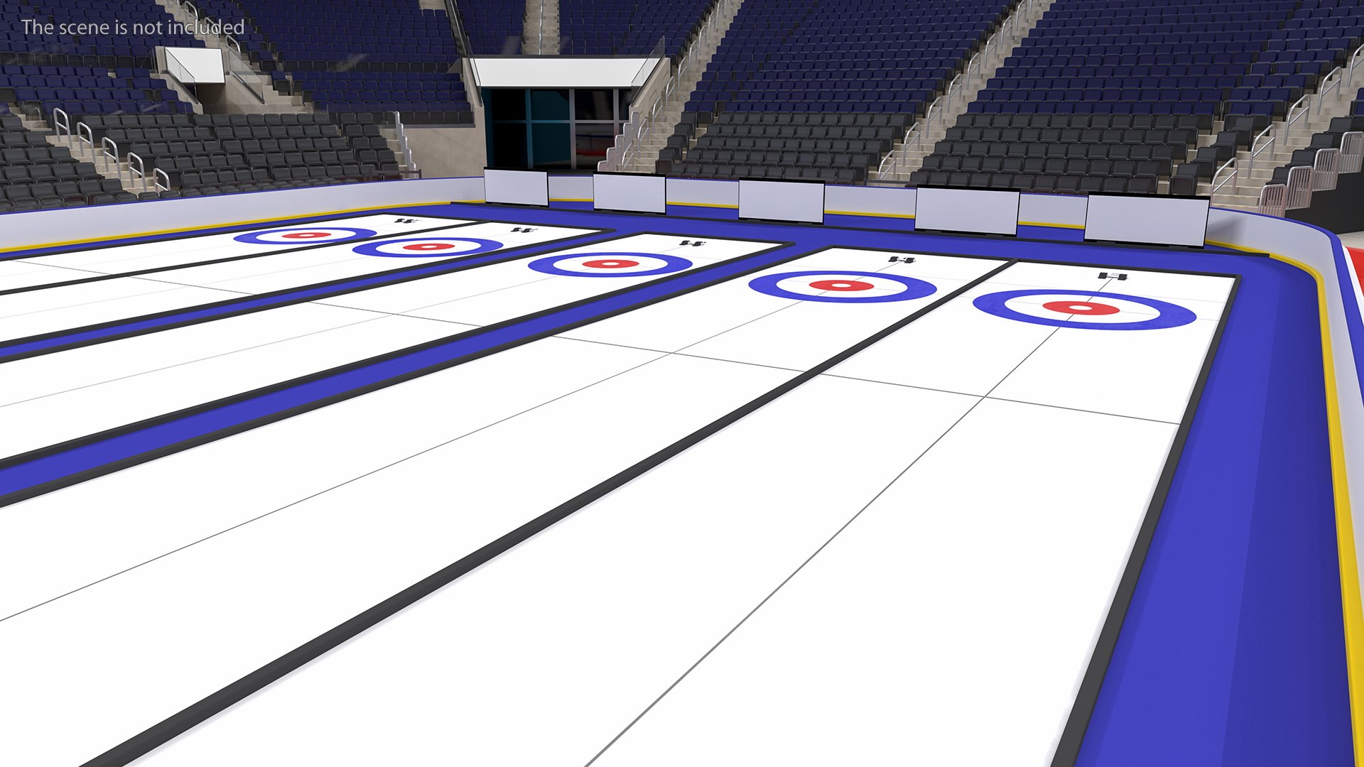 Curling Arena 3D Model - TurboSquid 1645650