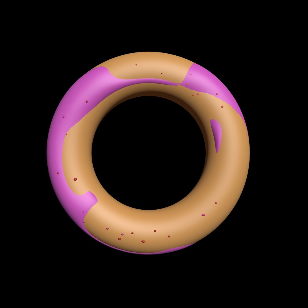 Doughnut 3D Model - TurboSquid 1251552