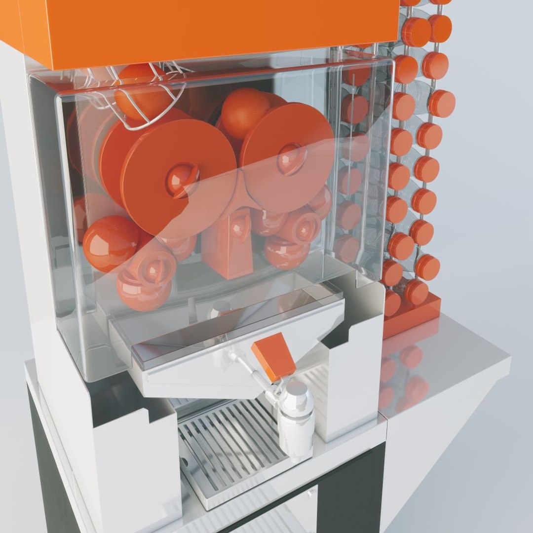 3d Orange Juice Machine Model