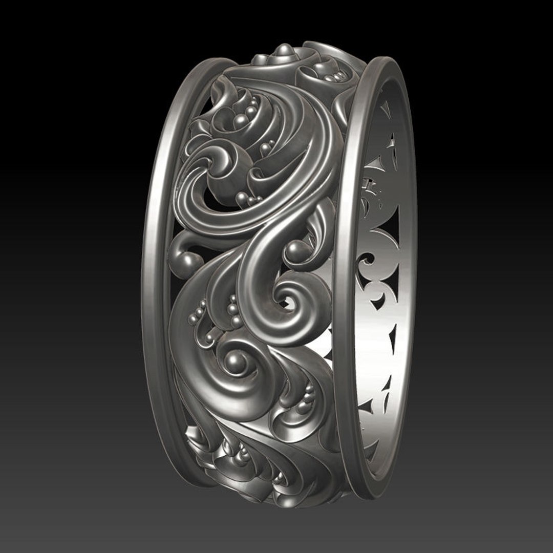 3d Ornament Ring 2