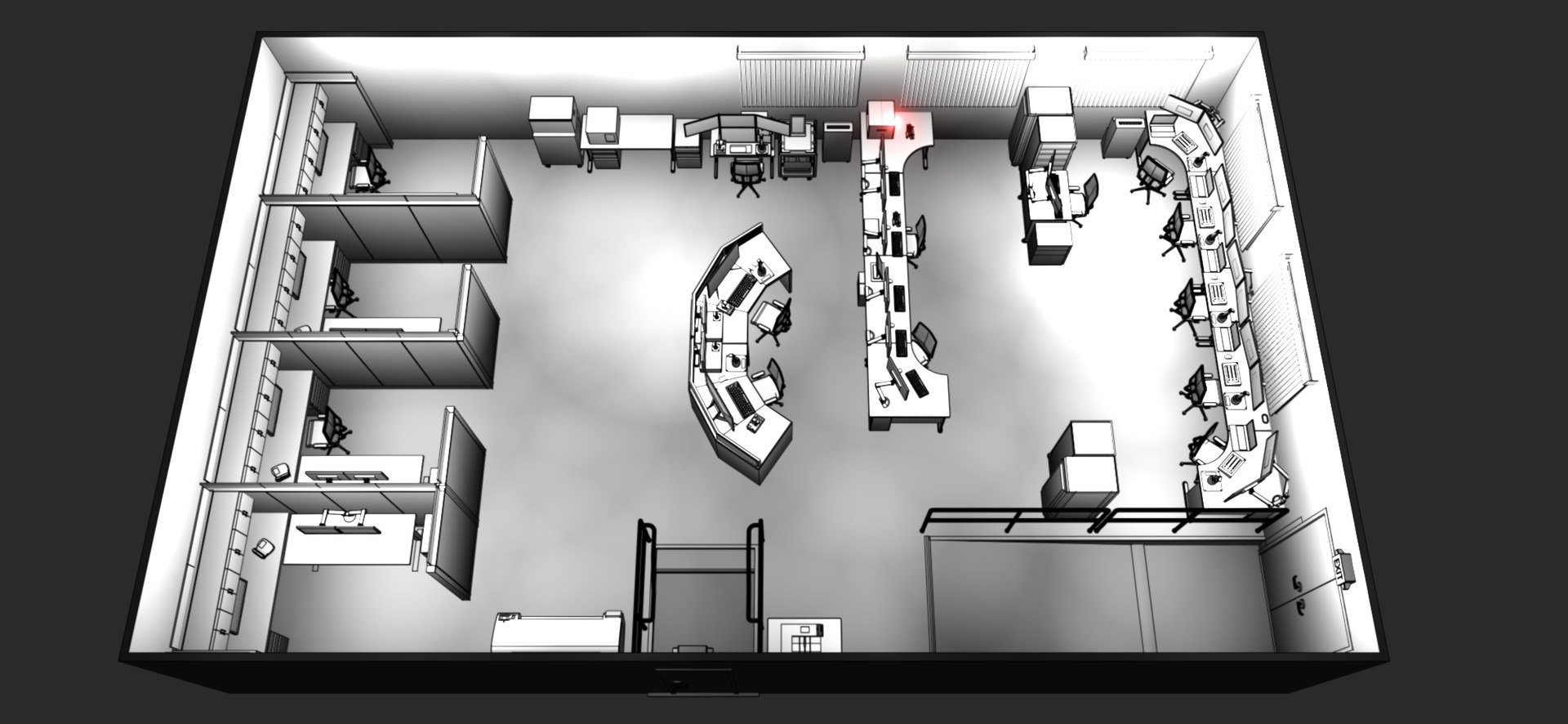 3D computer lab model - TurboSquid 1676076