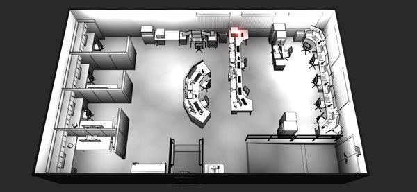 3D computer lab model - TurboSquid 1676076