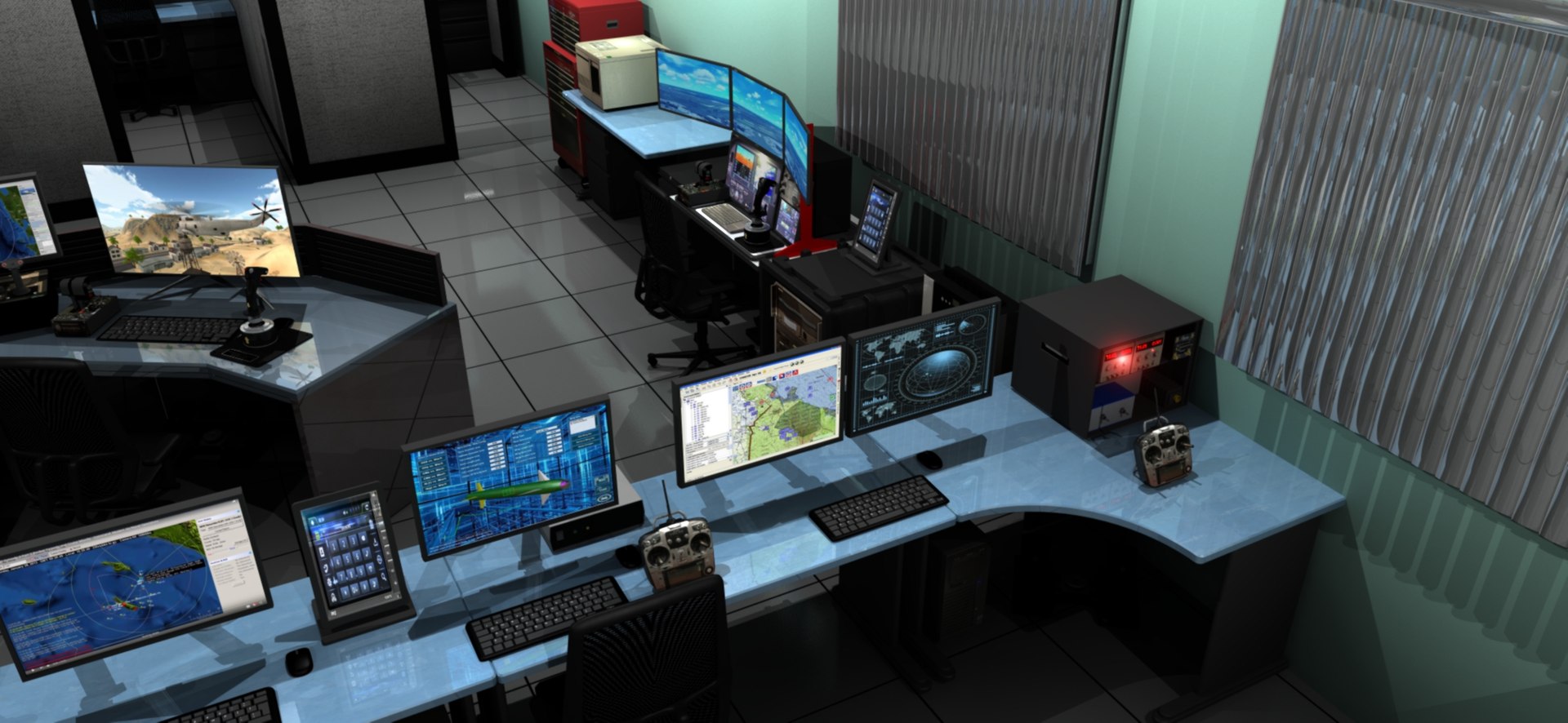 3D Computer Lab Model - TurboSquid 1676076