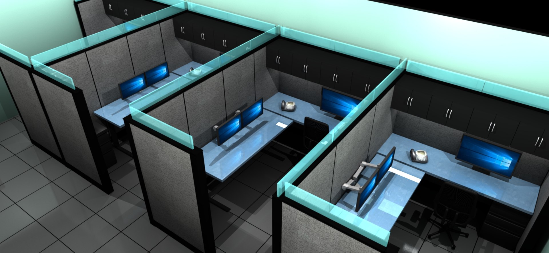 3D Computer Lab Model - TurboSquid 1676076