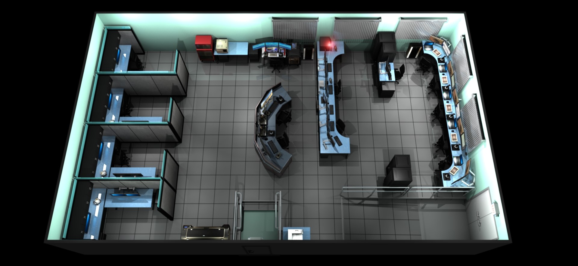 3D Computer Lab Model - TurboSquid 1676076