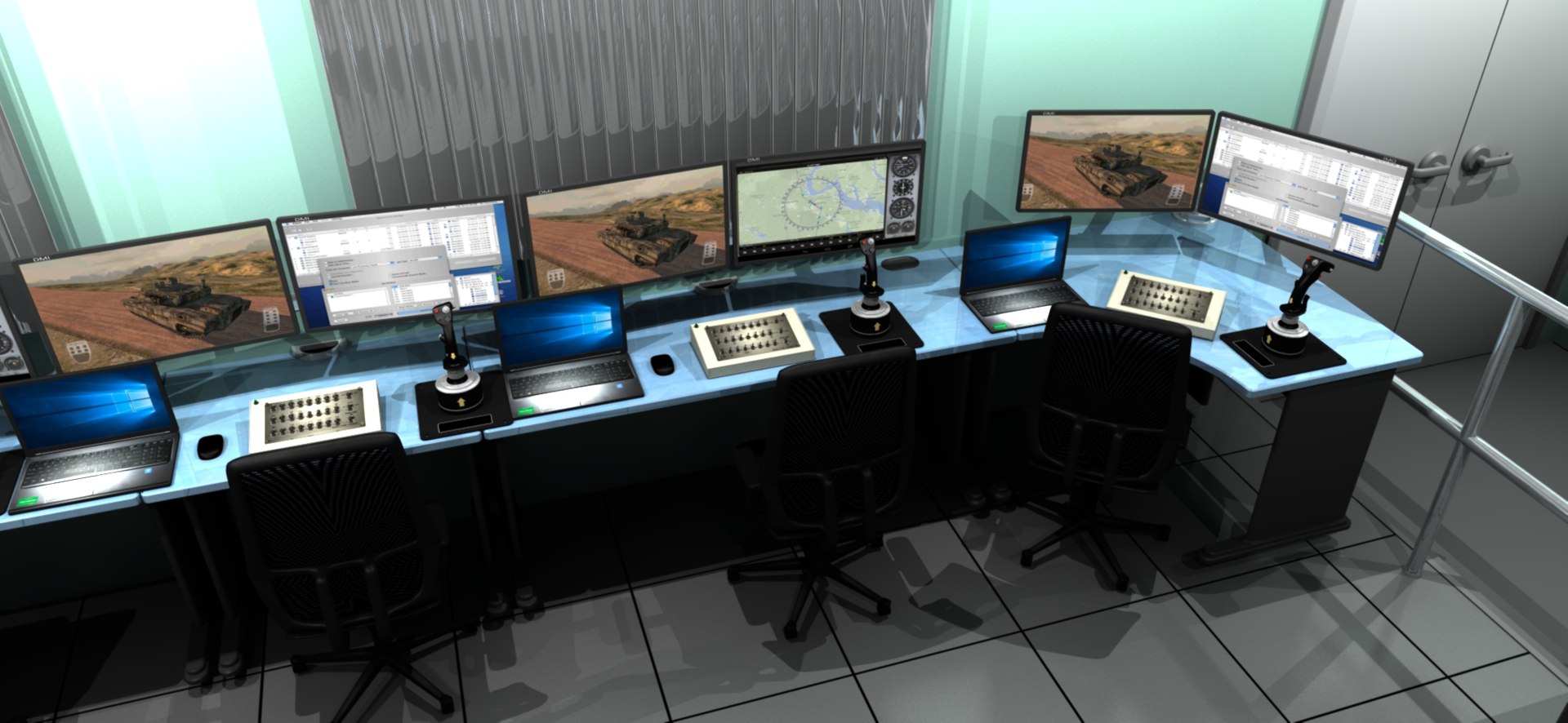 3D Computer Lab Model - TurboSquid 1676076