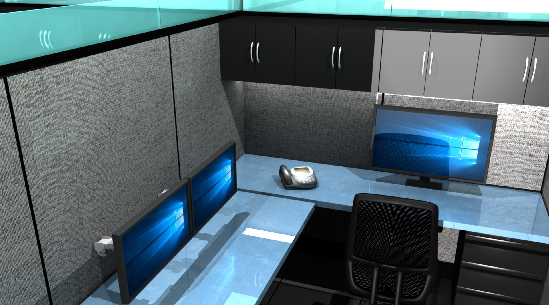 3D computer lab model - TurboSquid 1676076