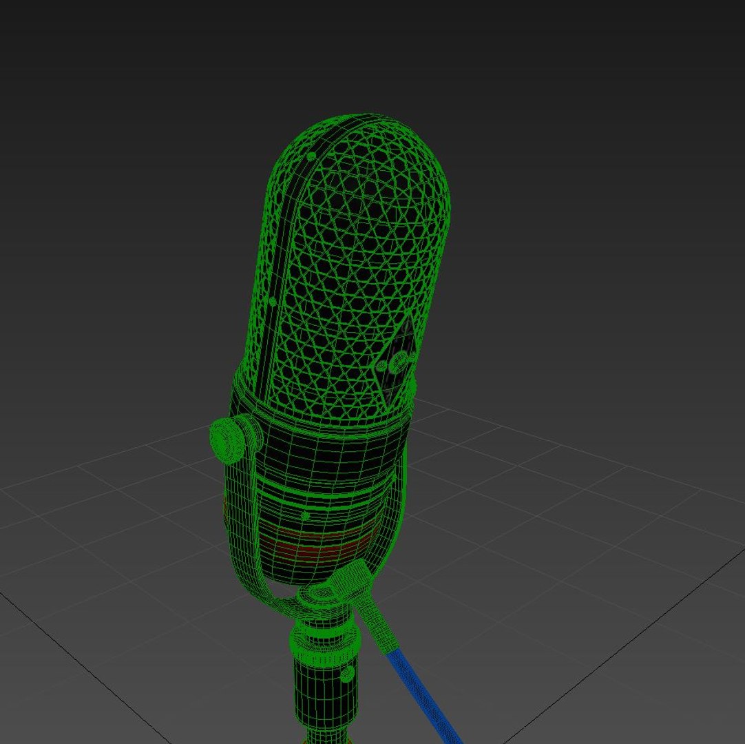 3d model mic studio