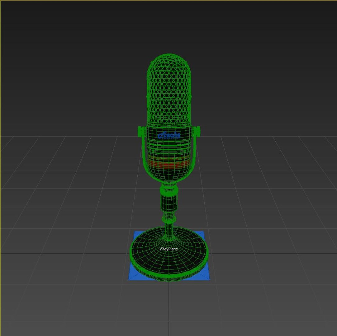 3d model mic studio