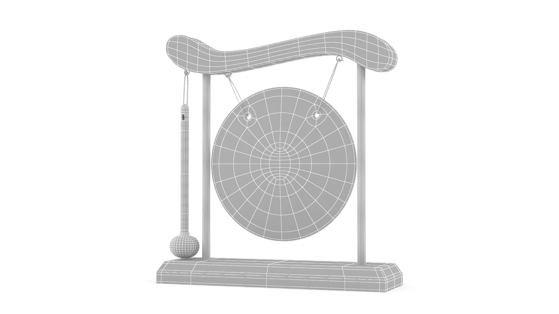 3D Table Gong - TurboSquid 2074690