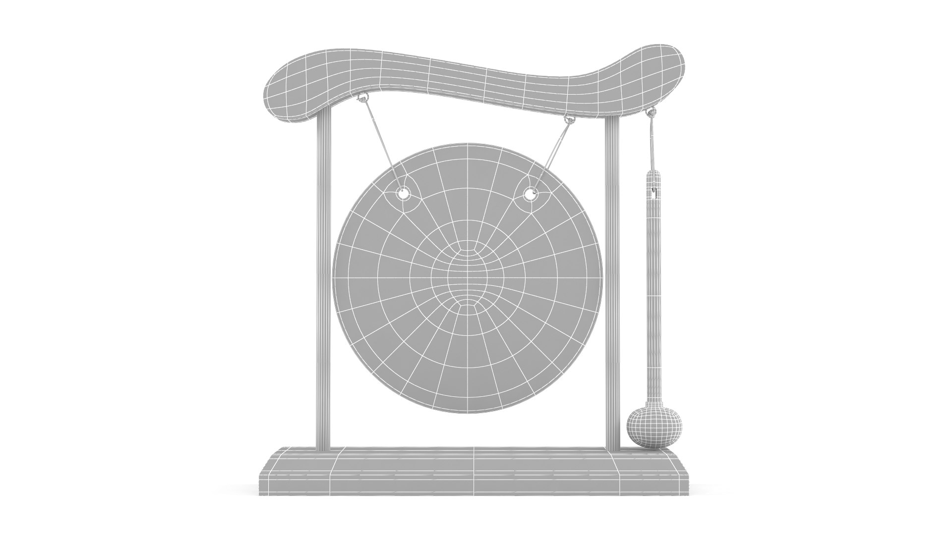 3D Table Gong - TurboSquid 2074690