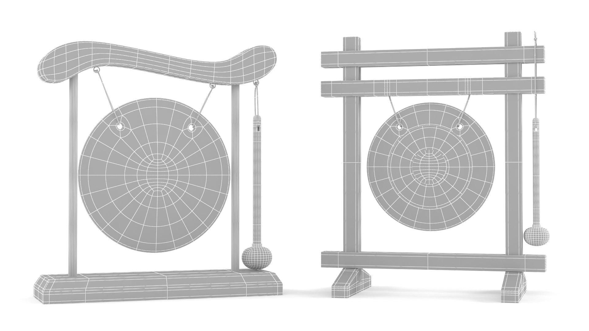 3D Table Gong - TurboSquid 2074690