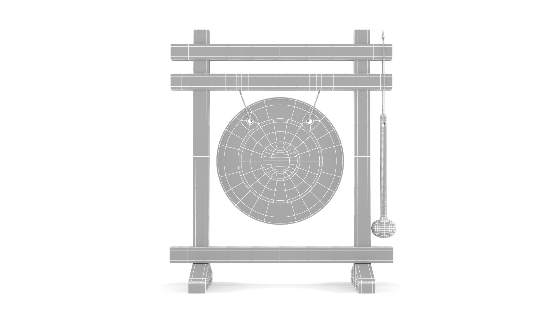 3D Table Gong - TurboSquid 2074690