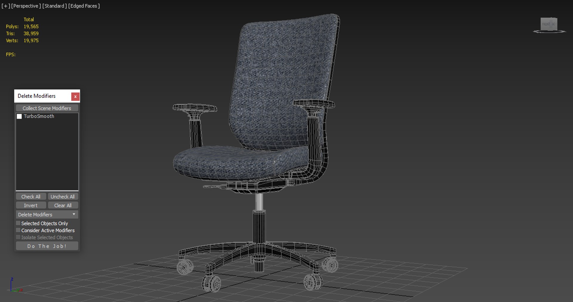 3D Model OFS Genus Upholstered Task Chair - TurboSquid 2093948