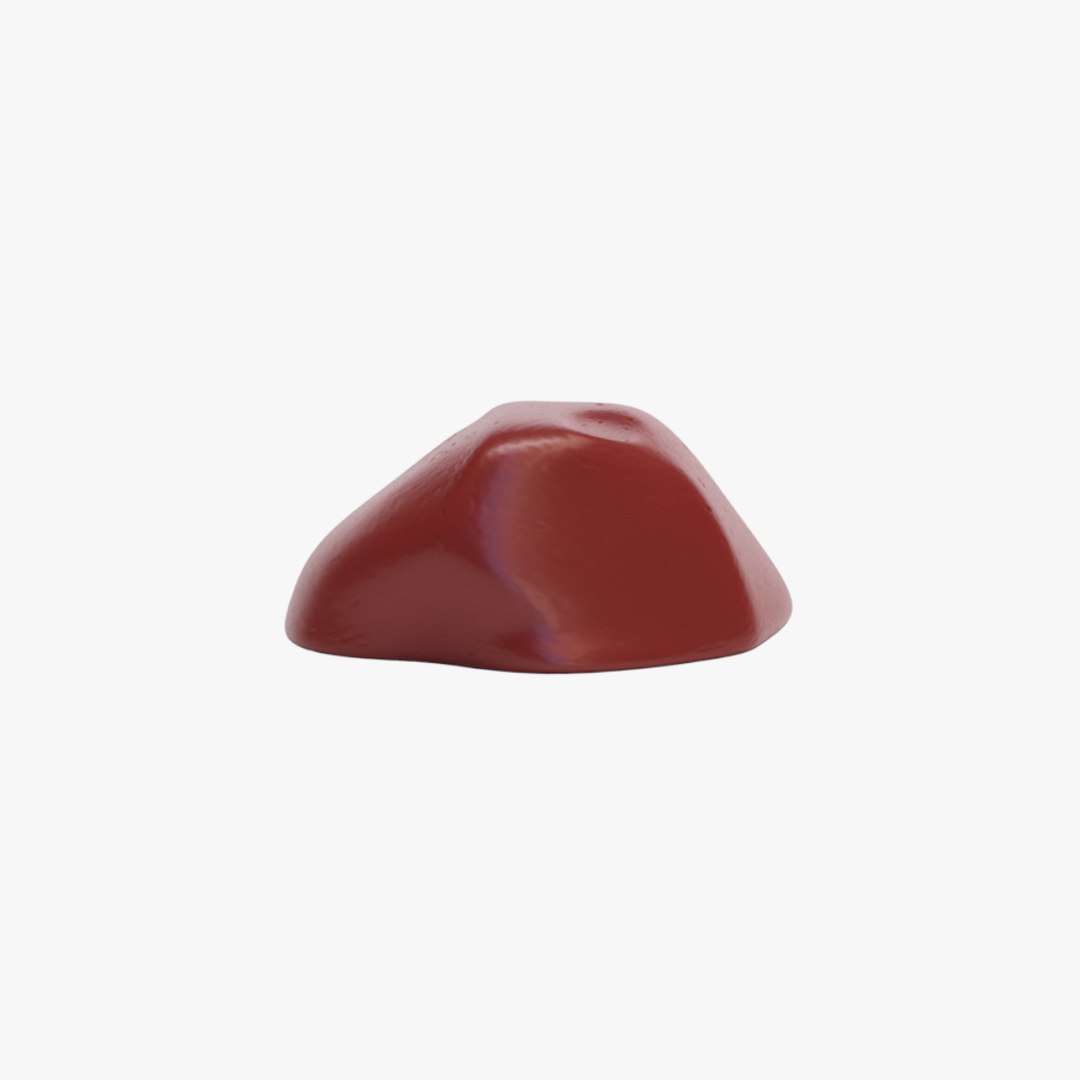 3D Crystal Red Jasper model - TurboSquid 1986942