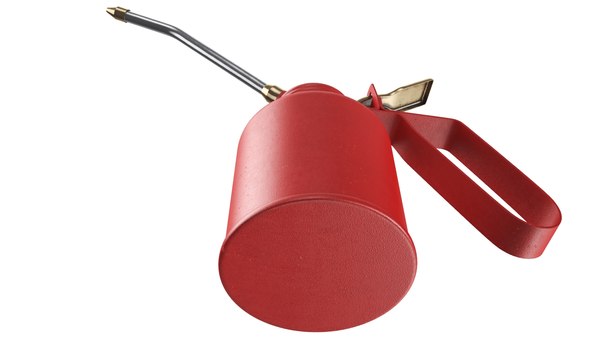3D Red Metal Oil Can - TurboSquid 1815892