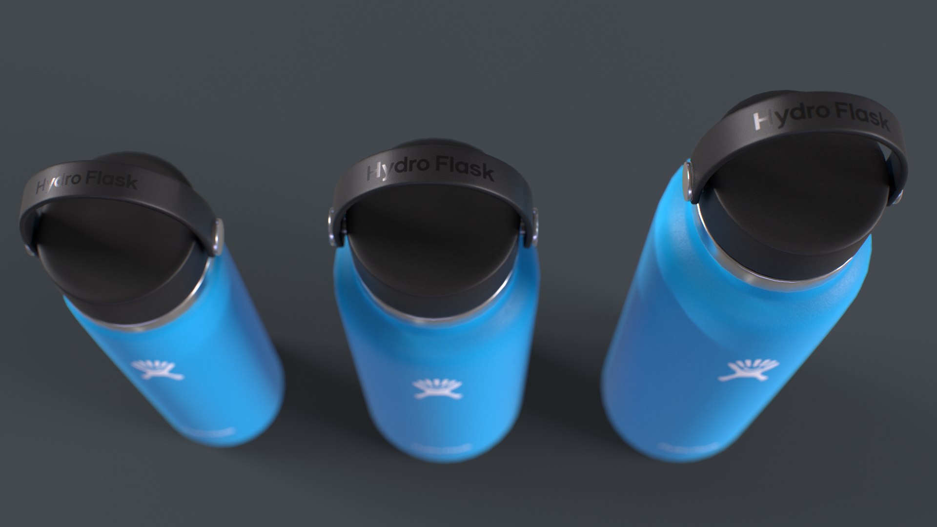 Hydro Flask In Blue 3D Model - TurboSquid 2009067