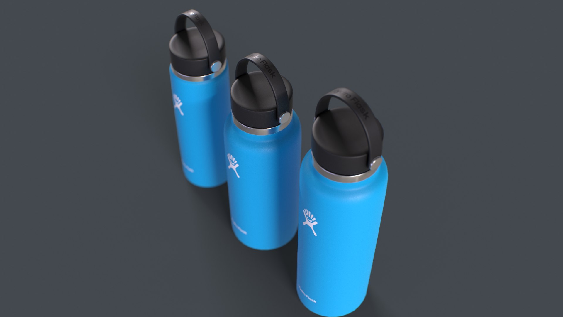 Hydro Flask In Blue 3D Model - TurboSquid 2009067