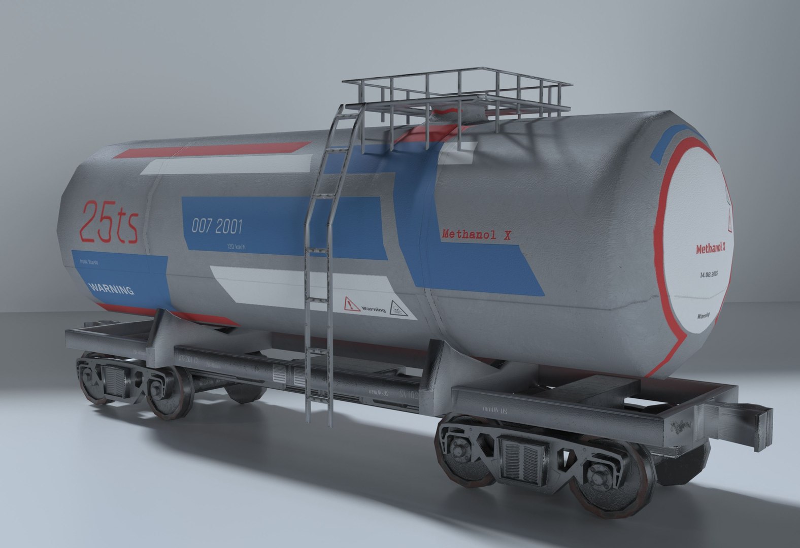 3D methanol tank low poly model - TurboSquid 1860988