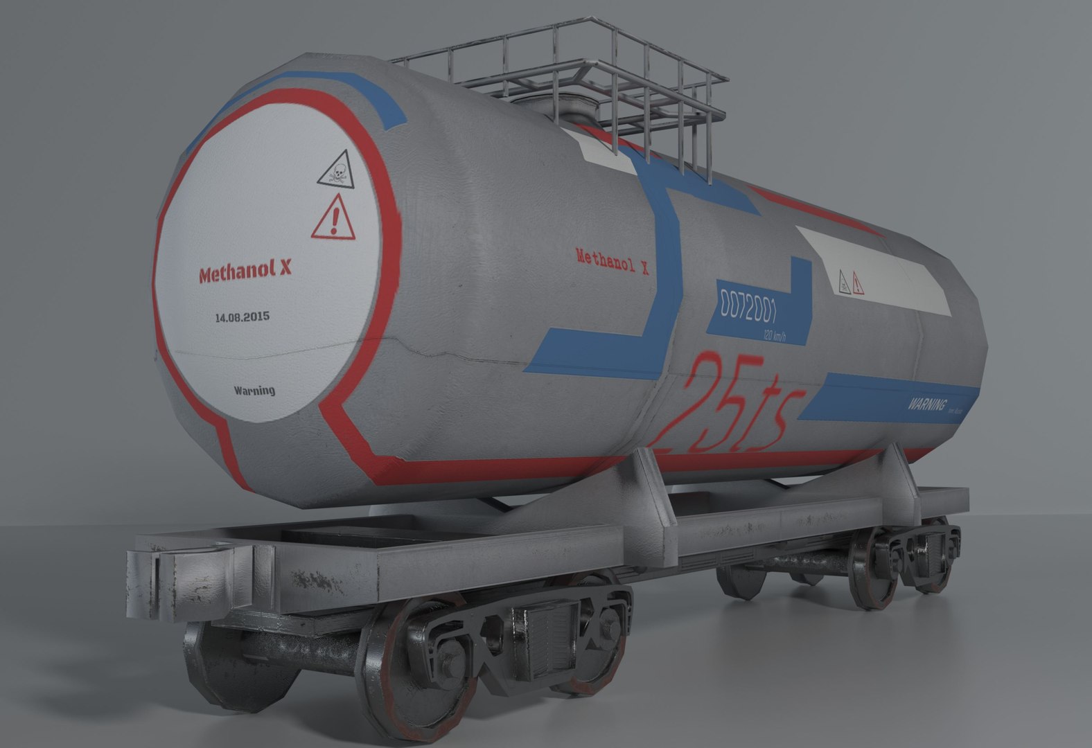 3D methanol tank low poly model - TurboSquid 1860988