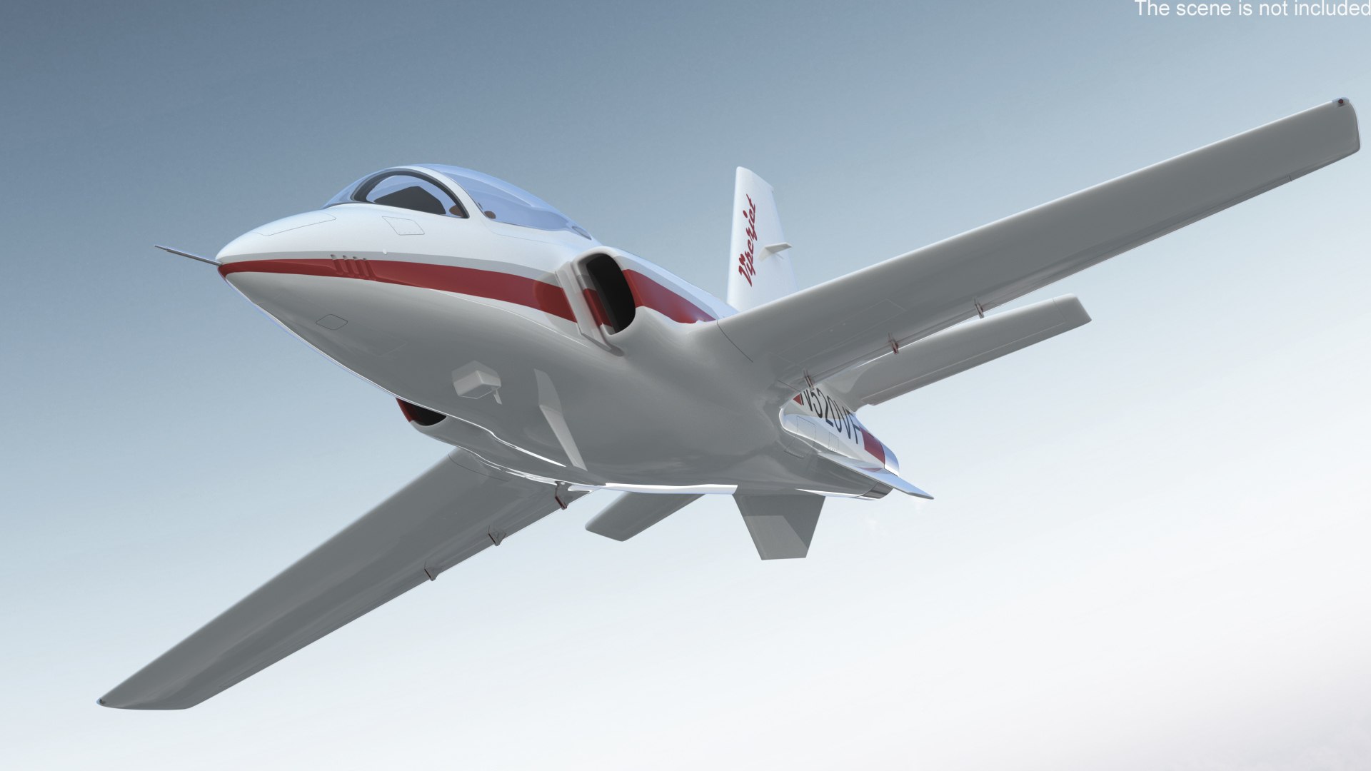 3D Private Jet ViperJet Rigged For Maya Model - TurboSquid 2233566