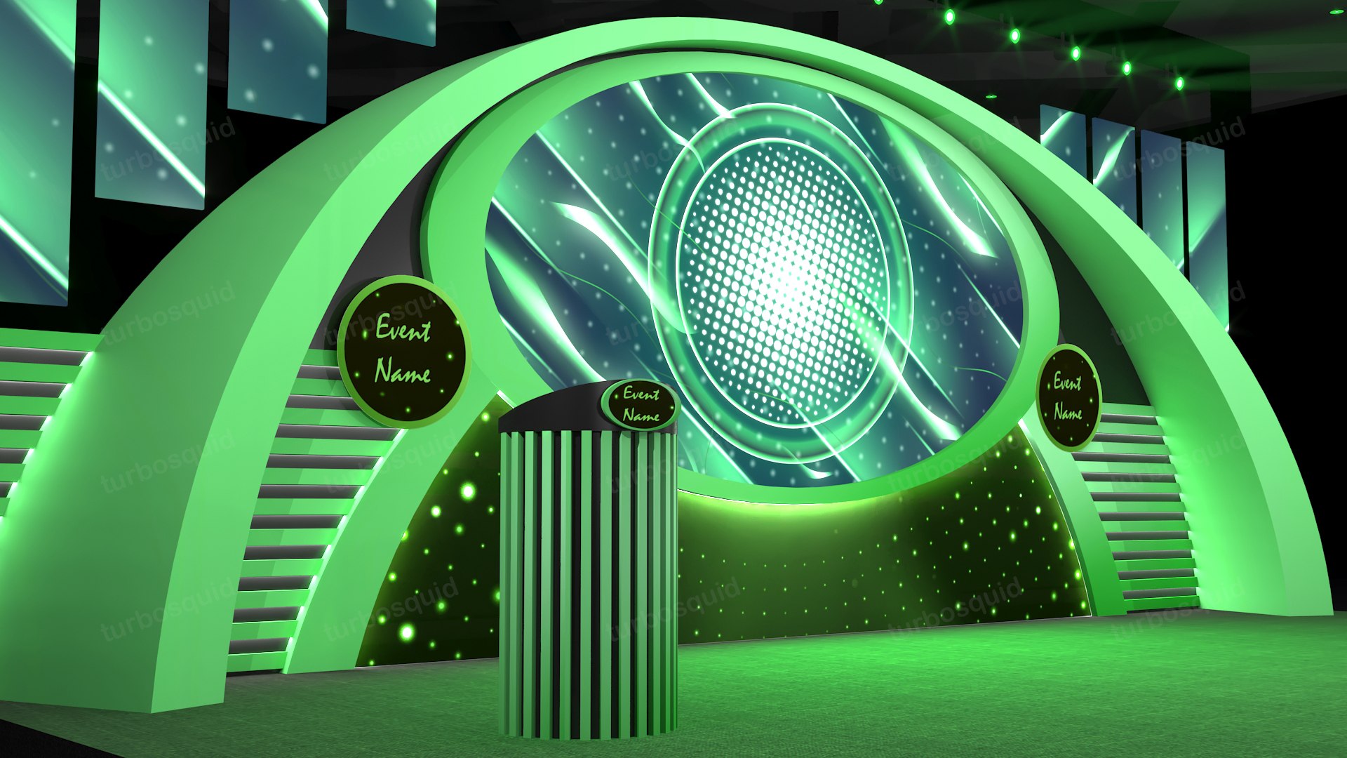 3D Virtual Stage Model - TurboSquid 1960140