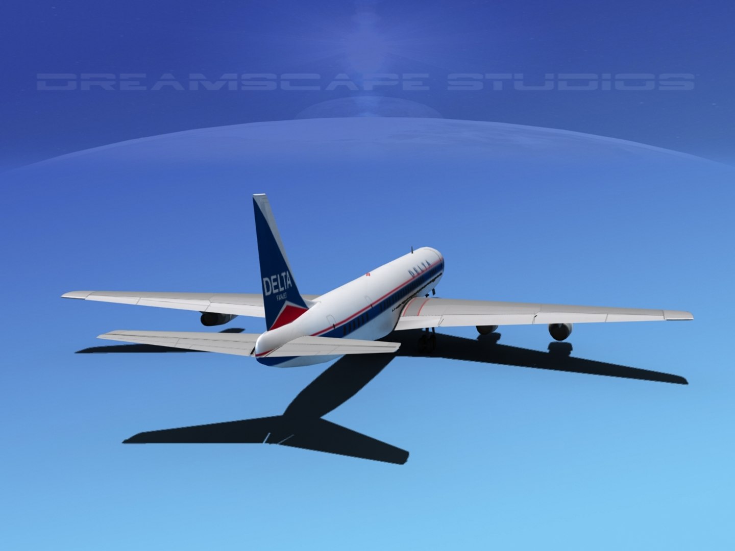 Douglas Dc-8 3d Dwg