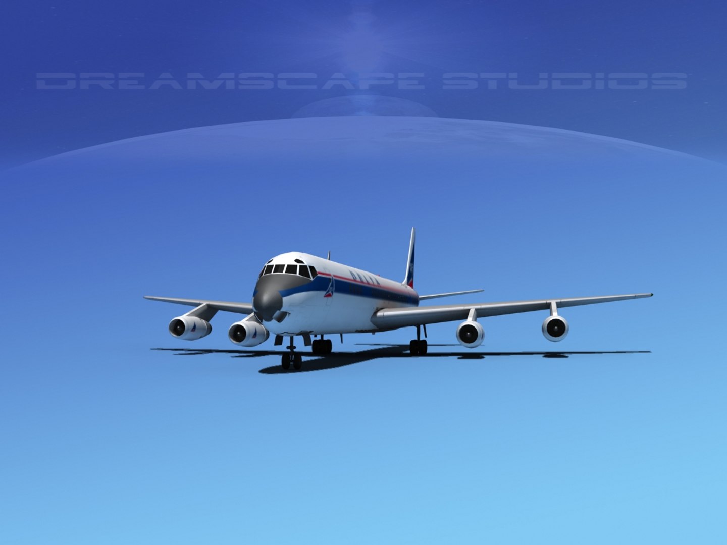 Douglas Dc-8 3d Dwg