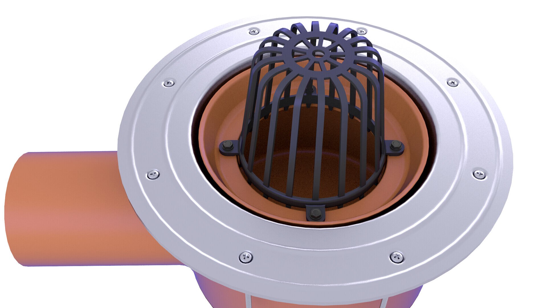 3D Green Roof Drain Inlet 5 - TurboSquid 2096999