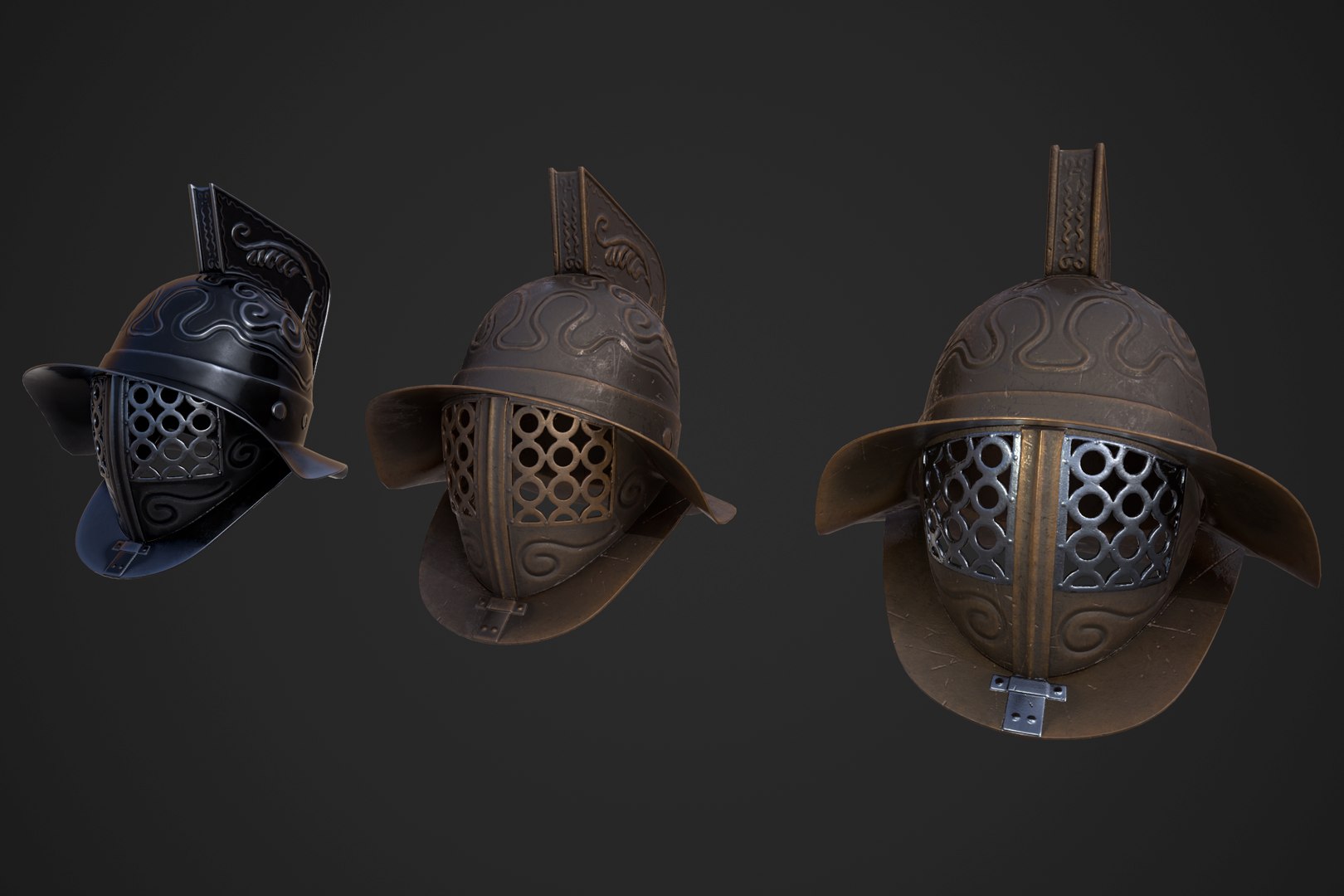 Hoplomachus Gladiator Helmet