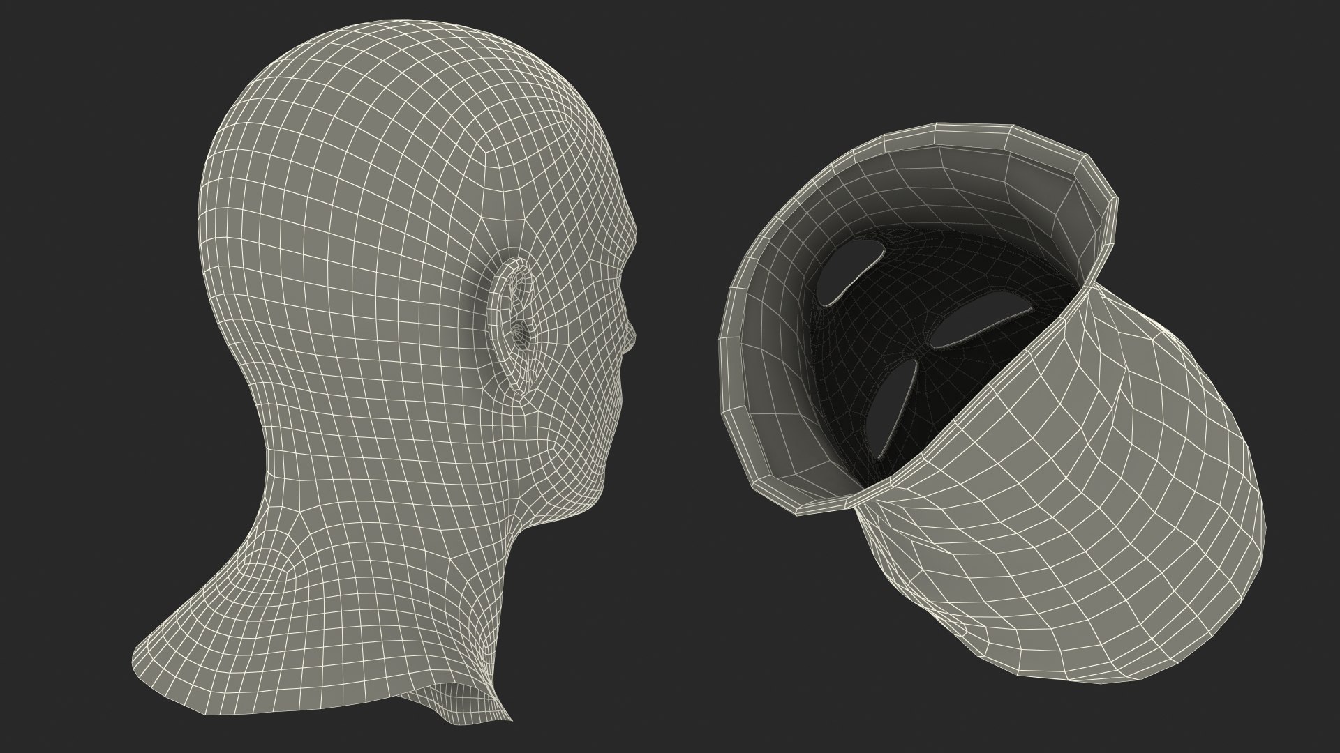 Full Face 3 Hole Balaclava Ski Mask 3D model - TurboSquid 1808603