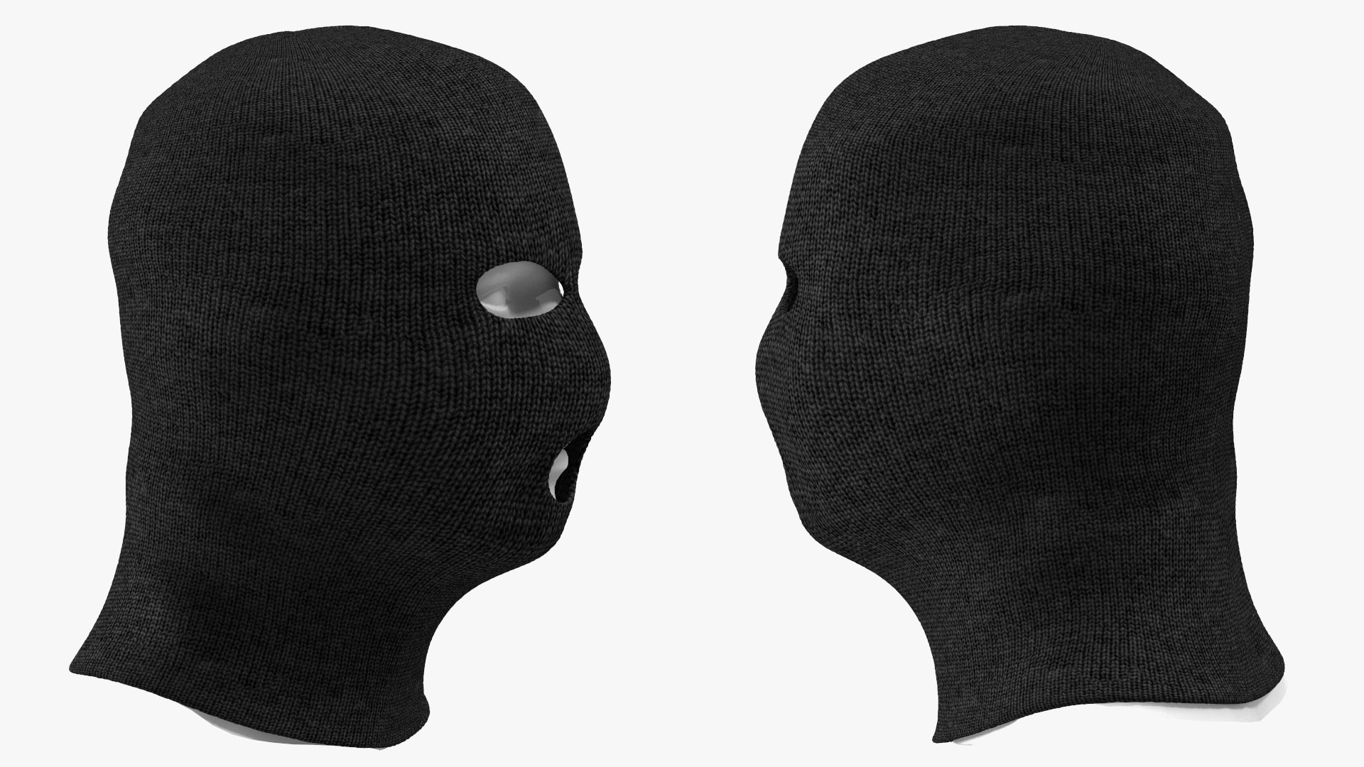Full Face 3 Hole Balaclava Ski Mask 3D Model - TurboSquid 1808603
