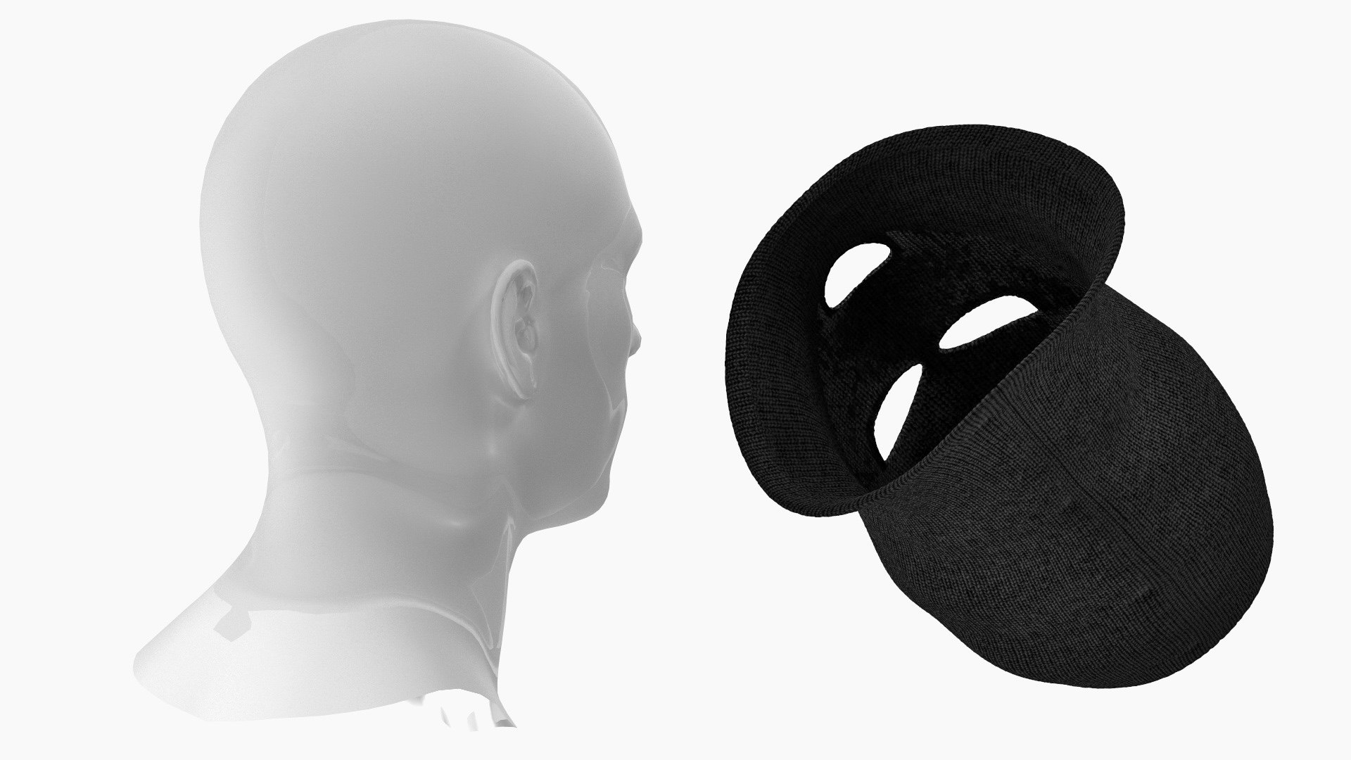 Full Face 3 Hole Balaclava Ski Mask 3D Model - TurboSquid 1808603