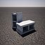 Concrete Cinder Block 3d Model