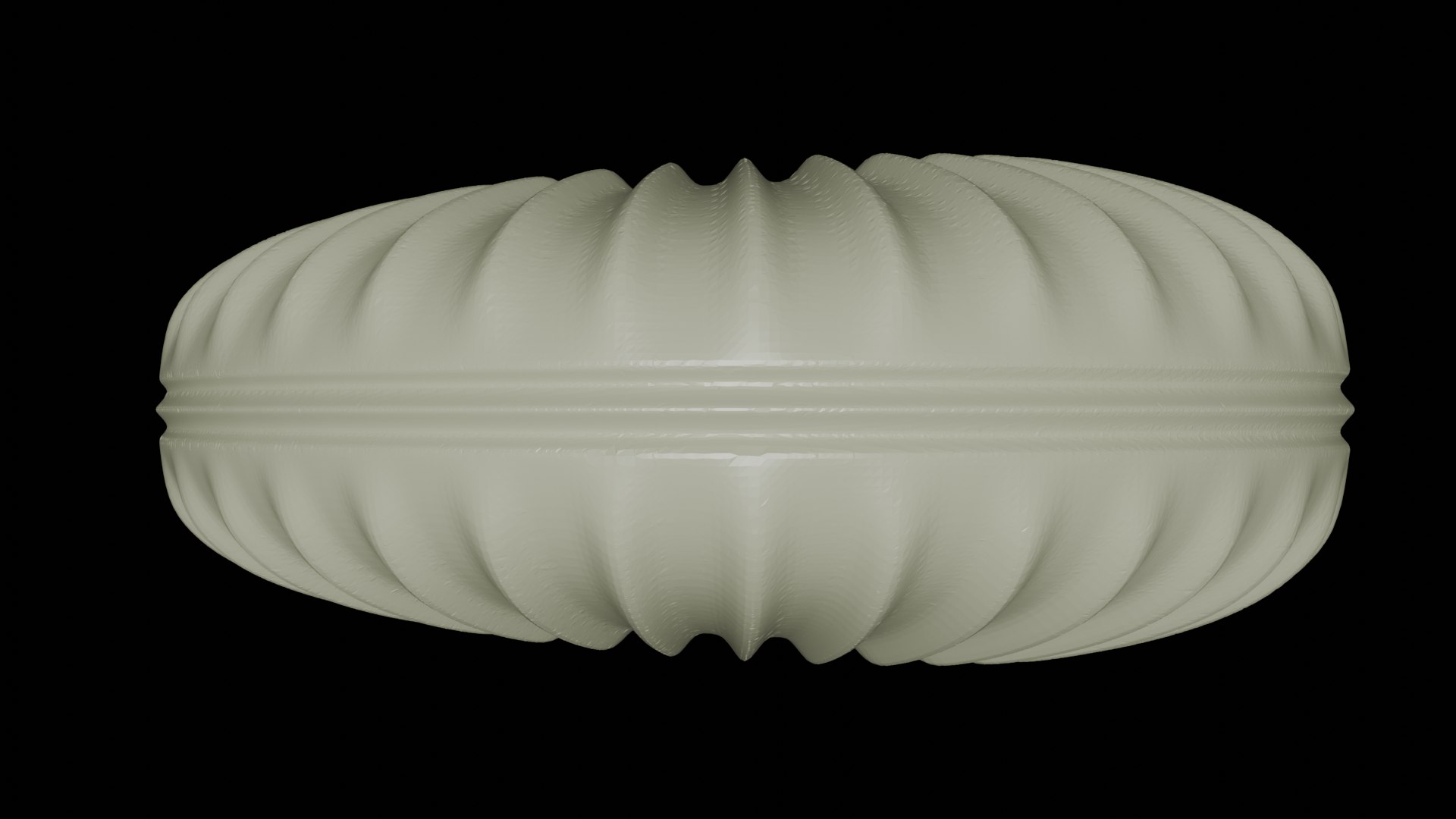 3D Sub Evolute Ammonoid Shell With Ventral Furrow - TurboSquid 2290975