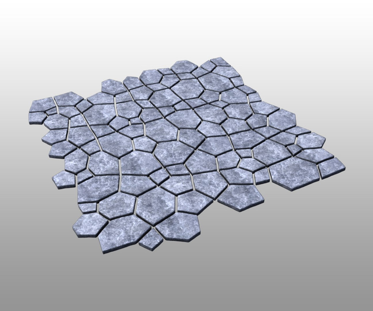 stone tile 3d max