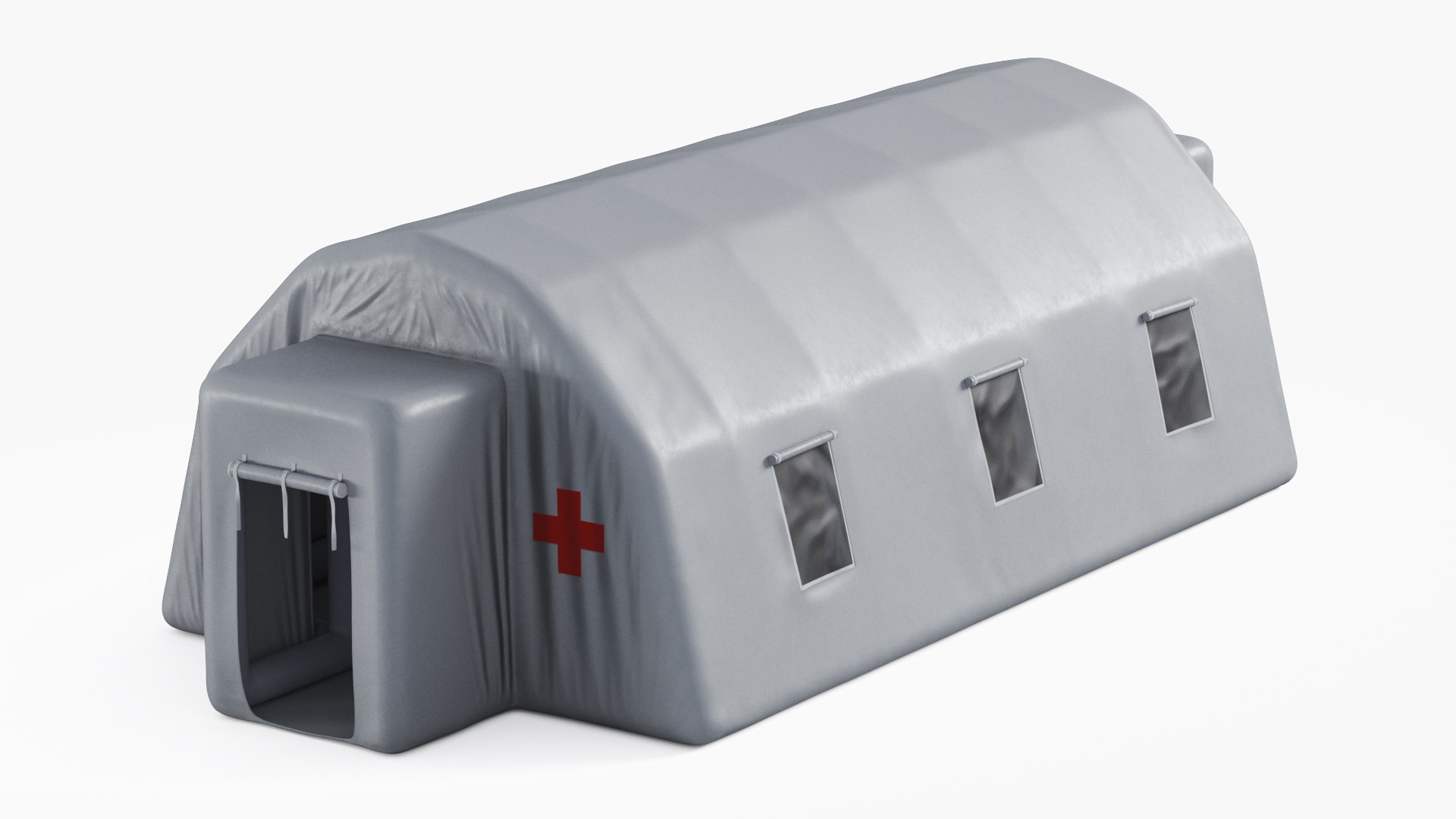 Large Rescue Pop Up Inflatable Tent Open 3D Model - TurboSquid 2250235