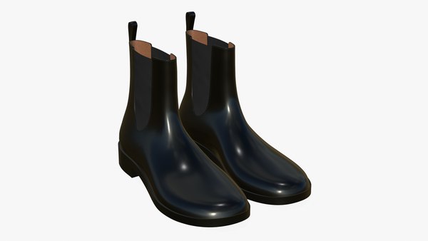 Realistic Leather Boots V11 3D model - TurboSquid 1954164