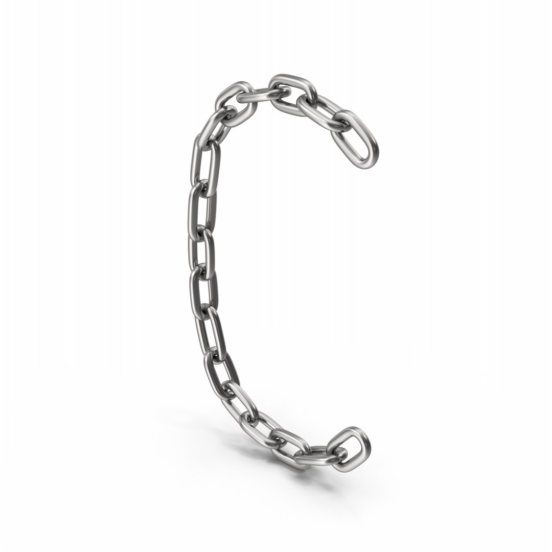 Chain Letter C 3D - TurboSquid 2021996