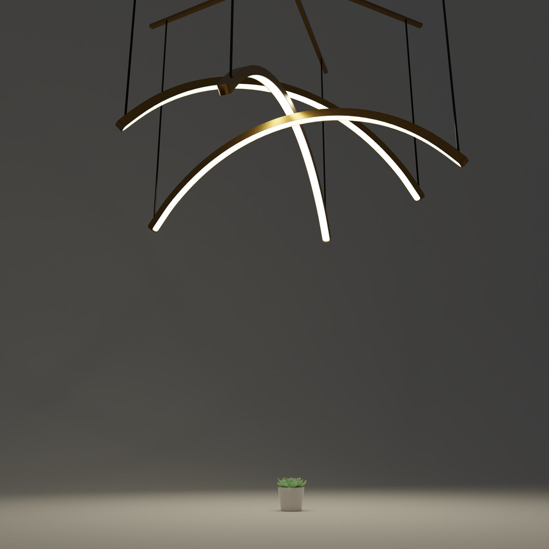 Modern Overhead Light 3D Model - TurboSquid 1960555