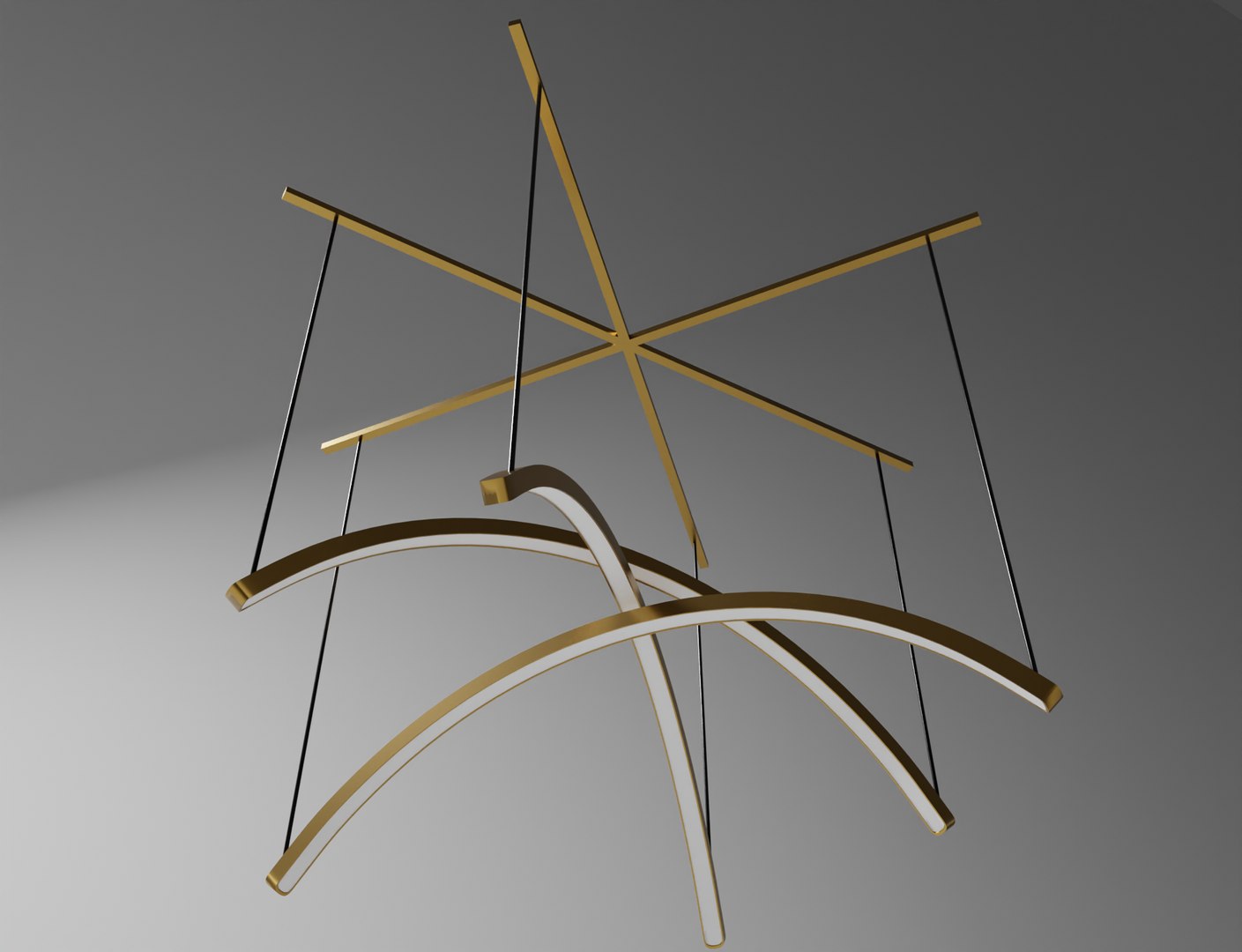 Modern Overhead Light 3D Model - TurboSquid 1960555