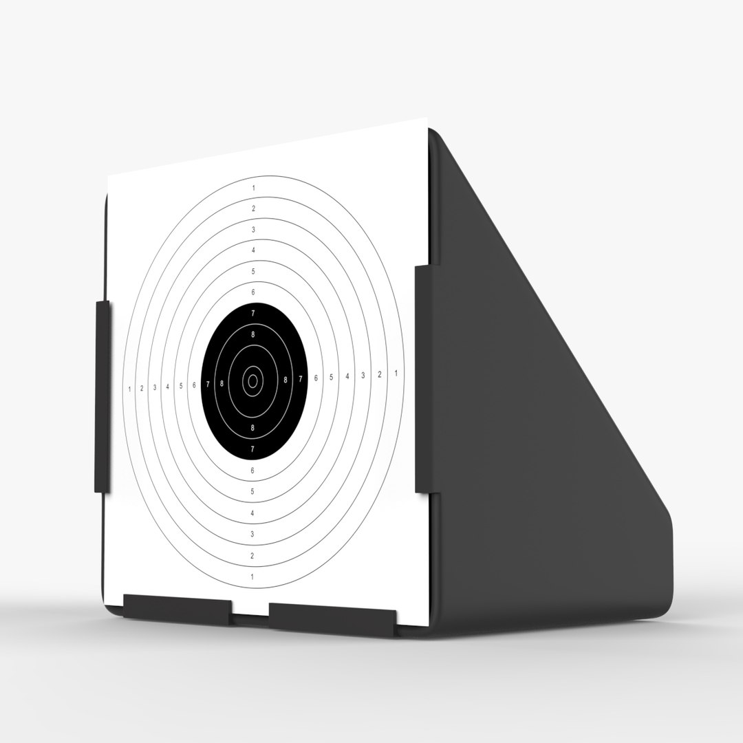 Target stand card 3D - TurboSquid 1182376