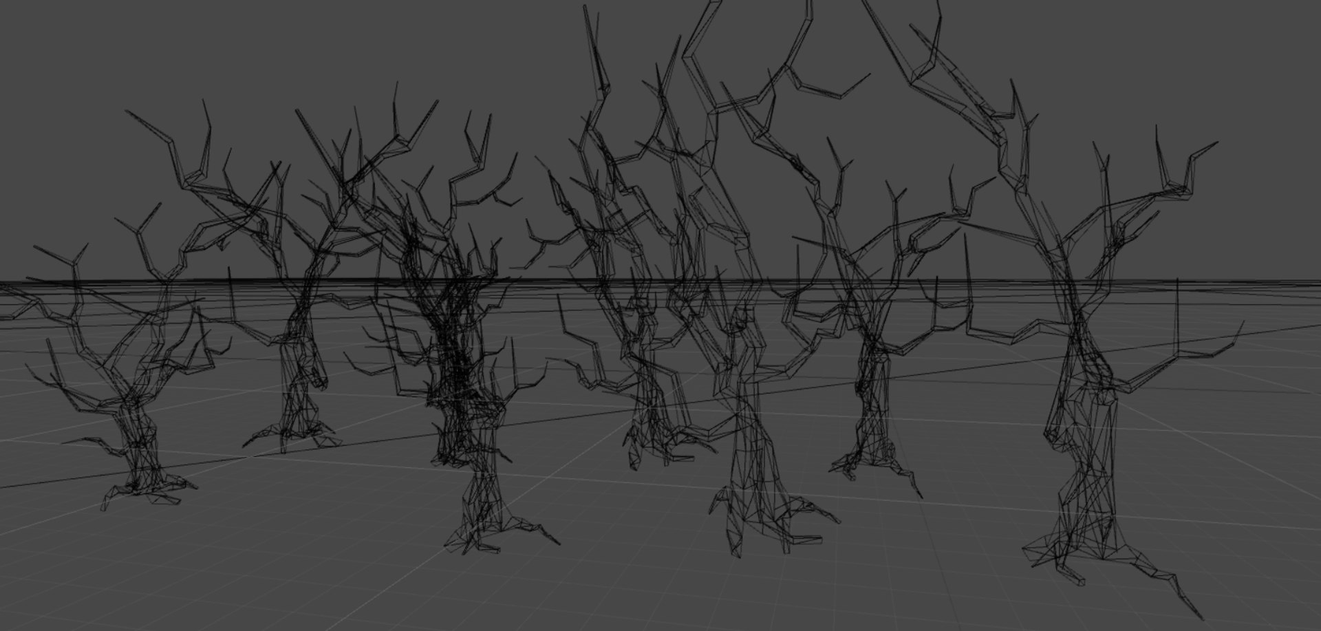 3D Dark Tree - TurboSquid 1439452